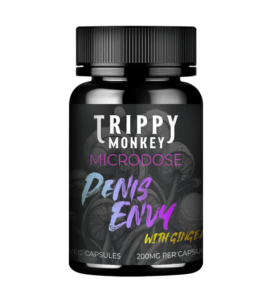 Trippy Monkey - Microdose Capsules - 15 x 200mg - Penis Envy - Chronic ...